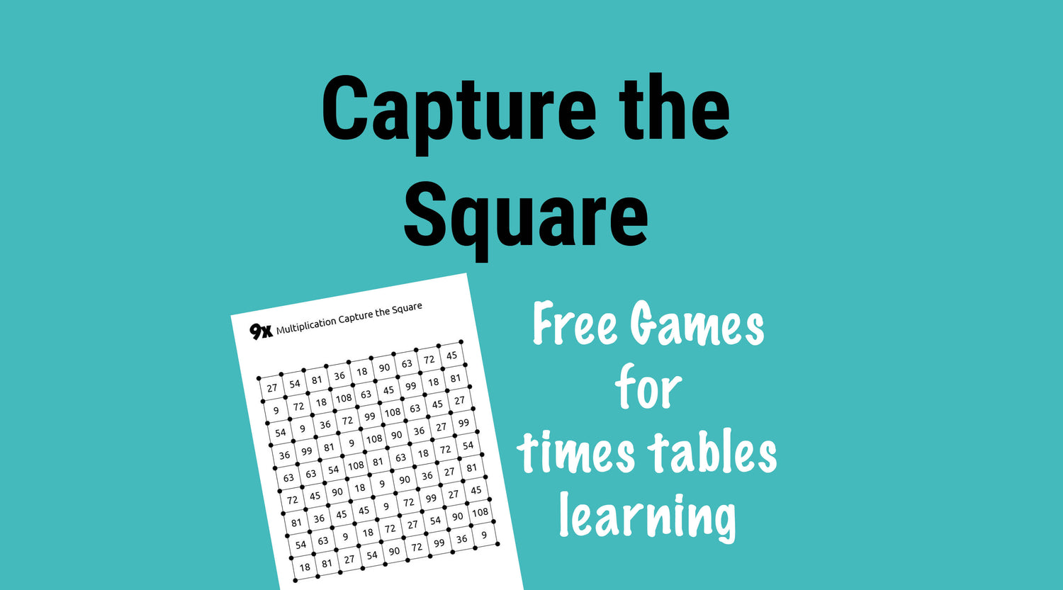 Times Tables Games - Capture the Square – Kippson